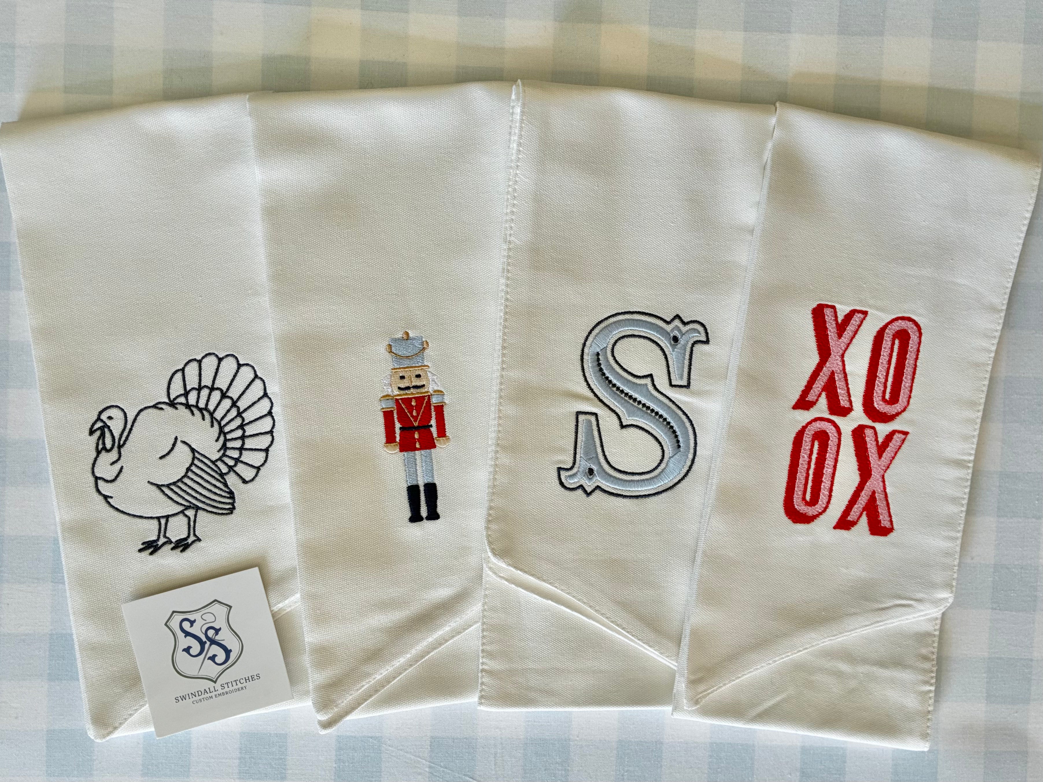 Wreath Sash Holiday Bundle – Swindall Stitches